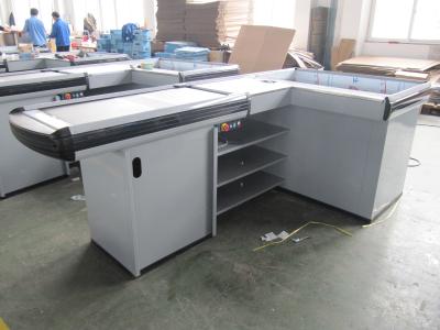 Cina Cassa elettronica del nastro trasportatore della vendita al dettaglio con la Tabella del lato 1050Hmm in vendita