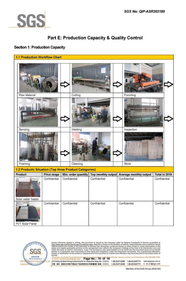 100L-360L Fresh Pressurized Hot Water Geyser Solar Water Heater System with Copper Coil