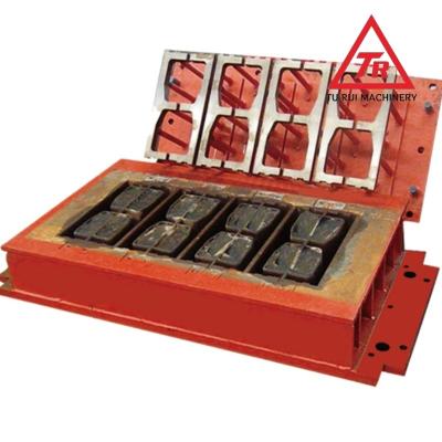 China Single Cavity Concrete Block Moulds 16Mn Steel CNC Machined Interlocking Block Mold For High Accuracy for sale
