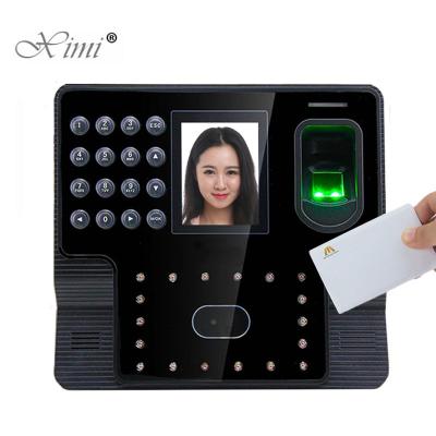 China TCP/IP USB Face And Fingerprint Time Attendance Time Clock With IC Card Reader 3