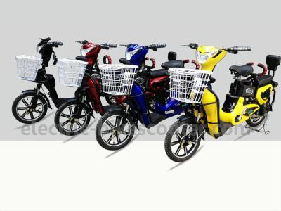 Κίνα Το κίτρινο πεντάλι πόλεων της ΕΕ βοηθά το ηλεκτρικό ποδήλατο 16» διπλό ψηφιακό ύφος 25km/H καθισμάτων προς πώληση