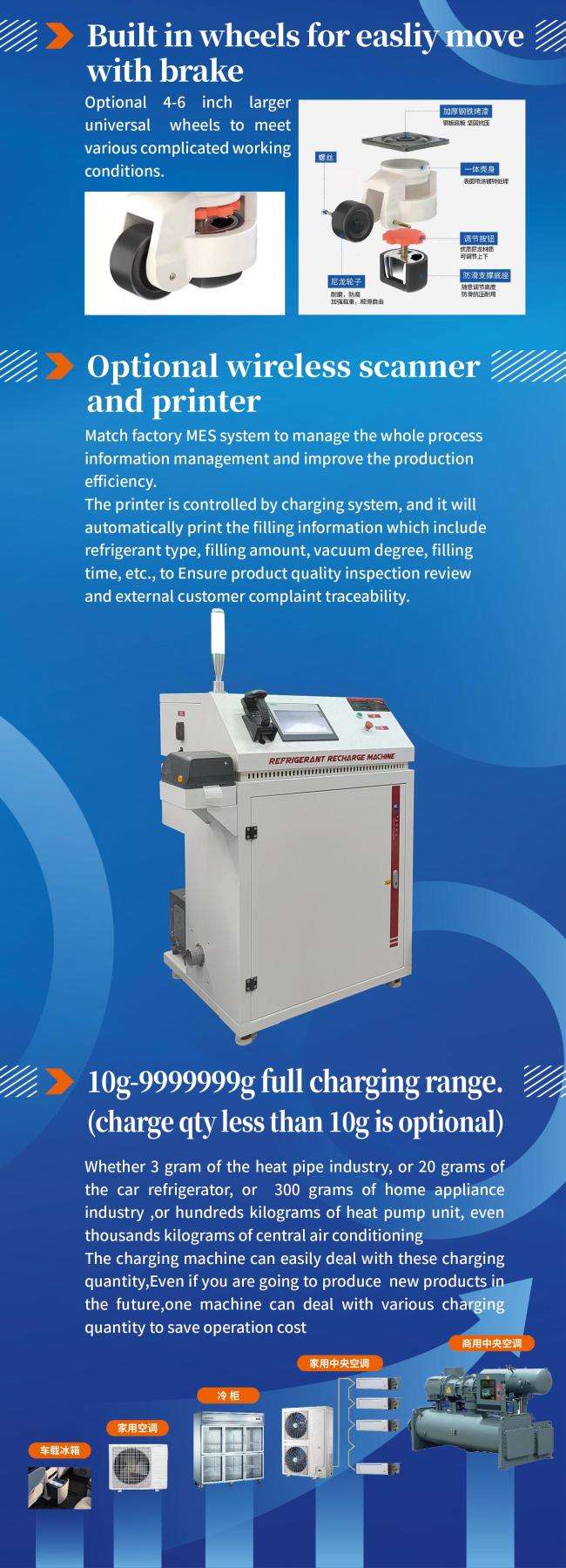 Refrigerant Charging Machine with High Charging Accuracy for Chiller Factory 11