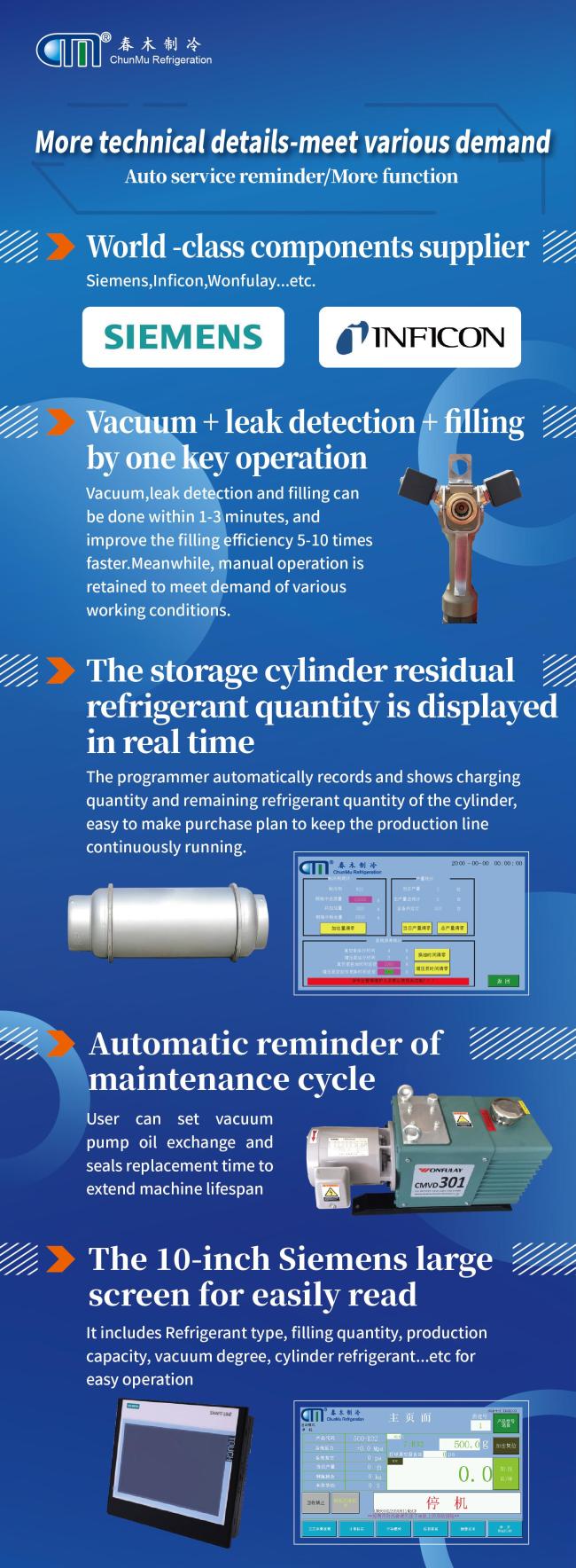 Refrigerant Charging Machine with High Charging Accuracy for Chiller Factory 10