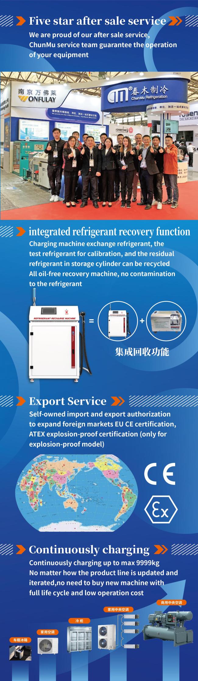 Refrigerant Charging Machine with High Charging Accuracy for Chiller Factory 8