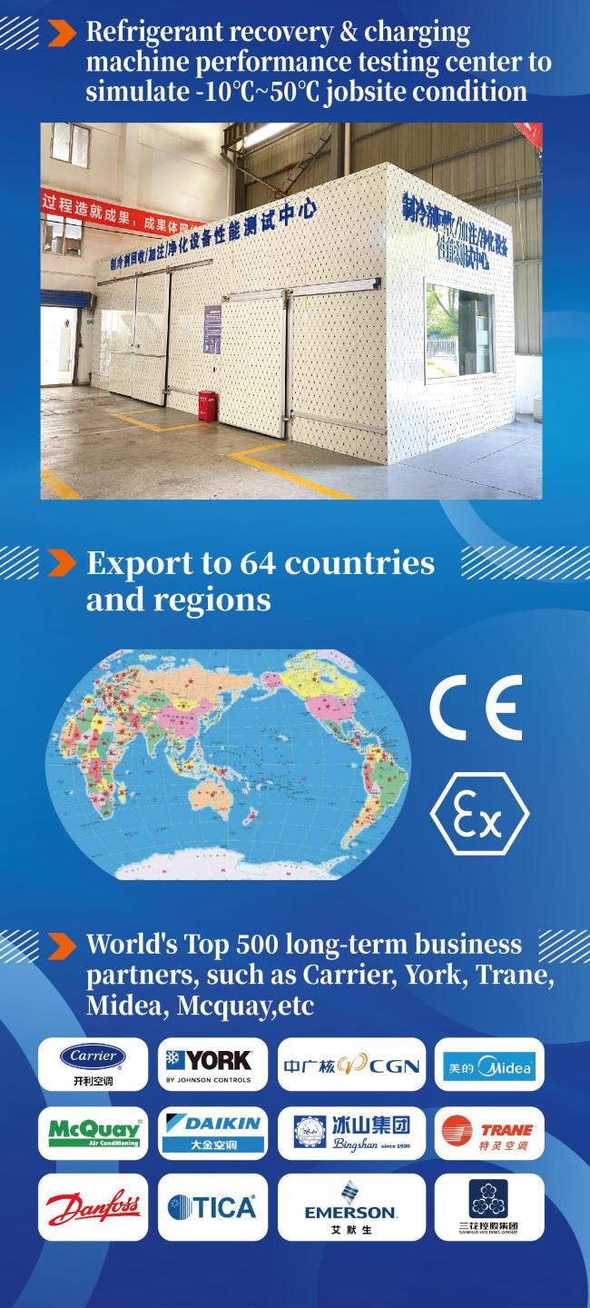 Refrigerant Charging Machine with High Charging Accuracy for Chiller Factory 14