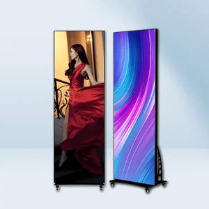 China Indoor HD P1.8 P2 WiFi Control Mirror LED Screen Poster LED Display for sale