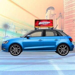 China Waterproof Double Sided Full Color Taxi Top LED Screen Advertising LED Display for sale