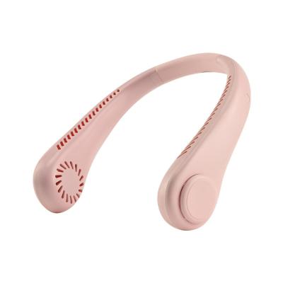 중국 가정용 및 야외용 휴대용 미니 블레이드리스 넥 햄링 팬 USB 충전 판매용