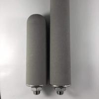 Quality 1 um stainless steel powder sintered filter cartridge low pressure drop for Polyester filtration for sale