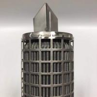 Quality 20 micron Polymer Melt Industry Pleated Metal Fiber Candle Filter for sale