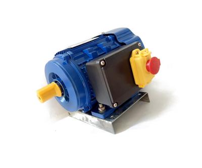 China 1.5 HP Asynchronous One Phase Induction Motor With Protector For Bore well Compressor for sale