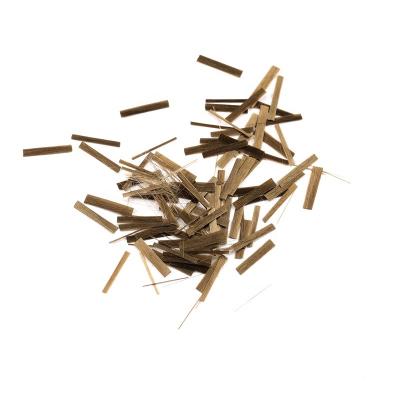 Cina Asfalto calcestruzzo con filo marrone tritato 3 mm di fibra di basalto in vendita