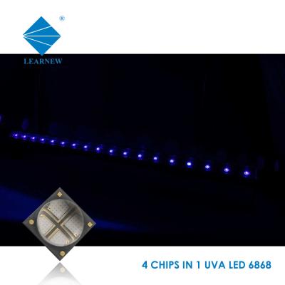 China 60DEG O diodo emissor de luz UV da eficiência elevada UVA lasca 10w 6868 365nm para curar-se à venda