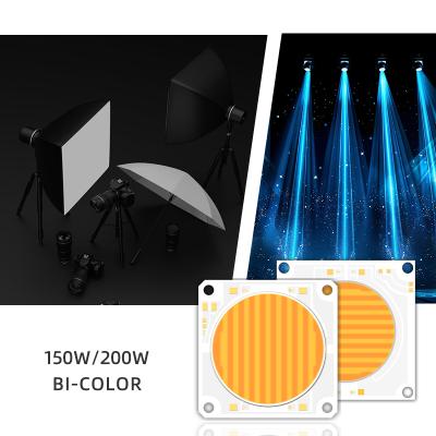 China Dimmable RGBCW RGBWW COB LED 150W 200W 54X54MM 5454 SIZE 110LM/W CRI95 High Brightness for Stage Lights Movie Lighting Fixtures for sale