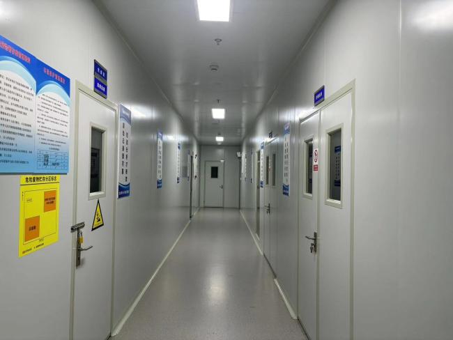 Quality control and assembly area in surgical equipment workshop
