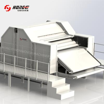 中国 Nonwovenポリエステル線維の詰め物の梳く機械 販売のため