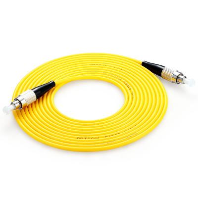 Cina Modo Fc-Fc del cavo di toppa di fibra ottica del PVC LSZH 3.0mm singolo in vendita