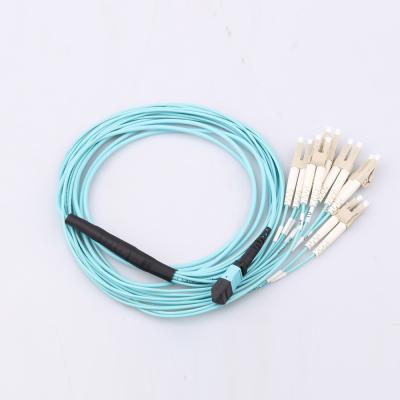 Cina Stabilità a fibra ottica del cavo di toppa di OM4 MTP alta per le reti 40G in vendita