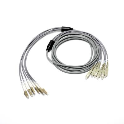 Cina Sc del cavo di toppa della fibra OM2 al centro misto 3m 10Gb del centro 12 di Lc 6 in vendita