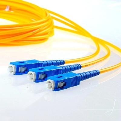 Cina Simplex a fibra ottica di singolo modo del cavo di toppa dello Sc UPC dello Sc del PVC LSZH in vendita