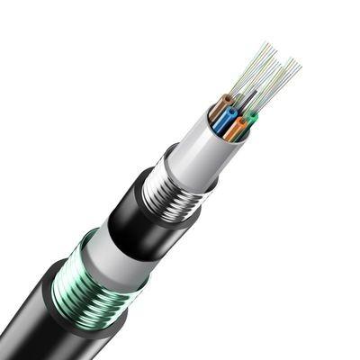 China GYTA53 GYTY53 Outdoor Fiber Optic Cable Singlemode Double PE Jacket for sale
