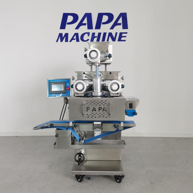 P188 Spiral type automatic double filling encrusting machine