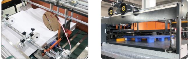 Automatic Cardboard Replacement Device in operation