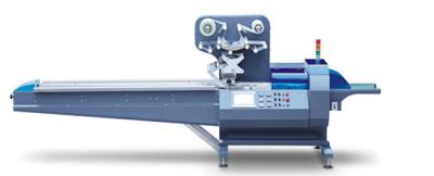 Cina Macchina rotatoria orizzontale ad alta velocità dell'involucro della macchina imballatrice di flusso con la commutazione del film in vendita