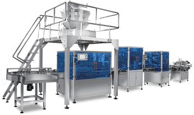 China Línea de envasado automática del flujo horizontal gránulos que pesan capsular embotellador en venta