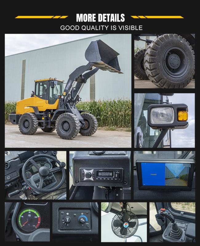 HTWL320 wheeled loader tyre and wheel assembly detail
