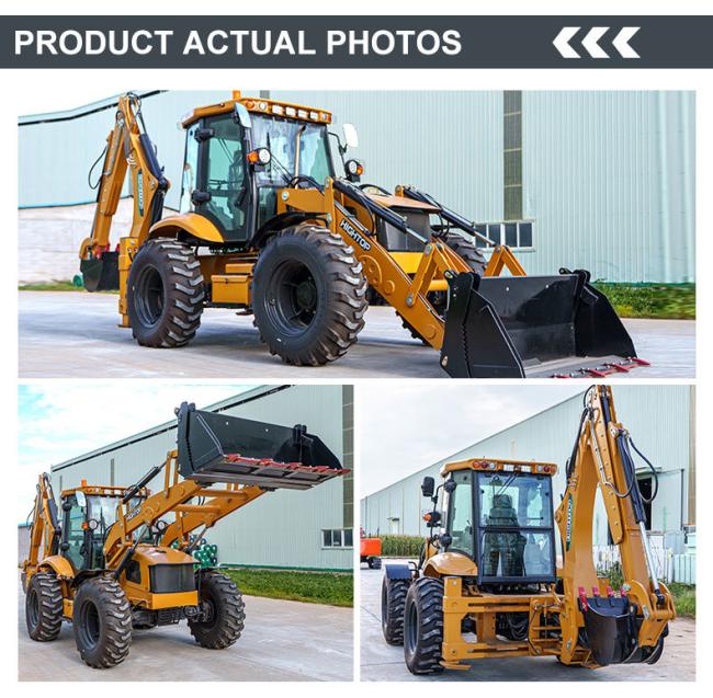 HTBL820 wheeled loader full machine view