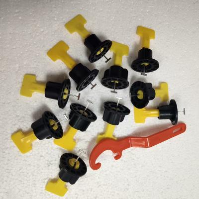 China Professional Ceramic Tile Installation Tool Replaceable Steel Pins Industrial Tile Leveler Spacers Tile Leveling System for sale