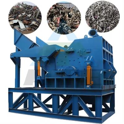 Chine Facile d'utilisation Concasseur de boîtes de ferraille industriel personnalisé Twin Shaft Shredder Puissance kW 55 à vendre