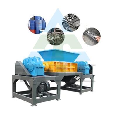 Chine Déchiqueteuse à double arbre de 30 kW pour le déchiquettage des déchets de plastique dans les usines de recyclage de pneus à vendre