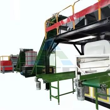 Chine Installation de séparation de radiateurs de déchets de climatiseurs 380V pour le recyclage de réservoirs d'eau usée à vendre