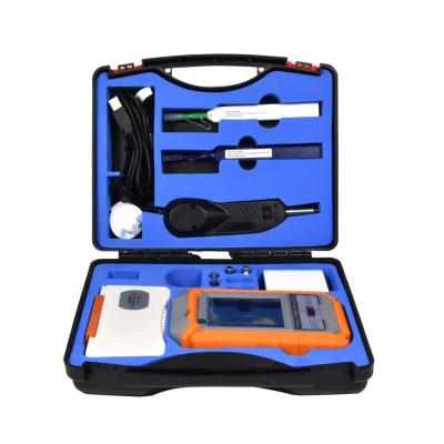 China FONGKO FVM-100 Fiber Optic Inspection Tool 400 Times End Face Inspection with 3.5 Inch Screen Fiber Microscope Display for sale