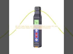 KFI-45 케이블 테스터 (광섬유 시각적 결함 위치 탐지기 VFL, 광 파워 미터, 광섬유 식별자 FOI 검출기)