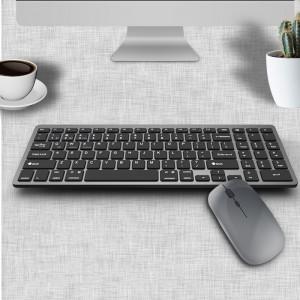 China Custom 2.4G BT3.0 BT5.0 Pc Laptop Computer Bluetooth Wireless Keyboard Mouse Combos en venta
