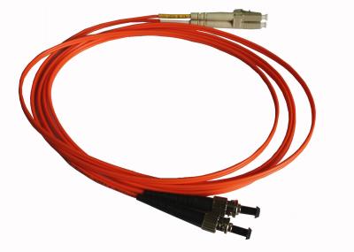Cina Cavo di fibra ottica OM3 50/125μm della toppa di ST-ST DX per la rete locale in vendita