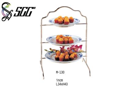 Cina La porta dell'acciaio inossidabile 304 ha modellato il server del buffet di 3 file per l'alimento del pane della pasticceria in vendita