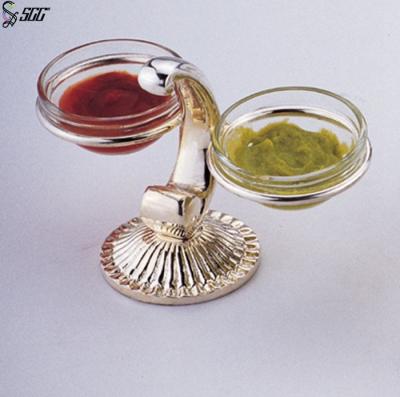 Cina Mirror Polished Sauce Stand Stainless Steel Tableware For Hotel And Restaurant in vendita