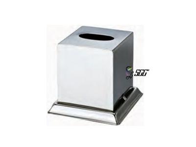 Cina Scatola del tessuto del metallo di forma del cubo, stoviglie dell'acciaio inossidabile per stanza in vendita