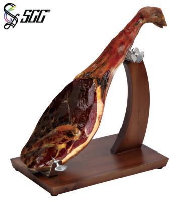 Cina Stoviglie di legno dell'acciaio inossidabile del banco di mostra del prosciutto per l'approvvigionamento/buffet in vendita