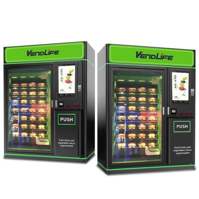 Китай Автоматы свежих продуктов Nfc, автомат OEM с лифтом продается