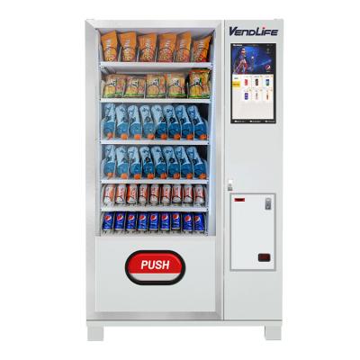 Cina 19inch touch screen advertising Vendlife vending machine spring type drink snack support custom Match sale Squid Game t in vendita