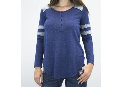 Cina Magliette e cime urbane delle signore del Fashionista con la manica lunga Scoopneck in vendita