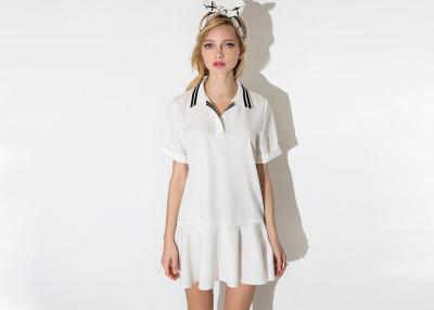 中国 ポロの女性は縞で飾られた学校代表つばプラスのサイズの服によって急に燃え上がりました 販売のため