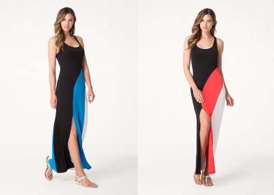 Cina I vestiti eleganti delle donne casuali di Colorblock di sport, vestito a strisce da Sun di estate maxi in vendita
