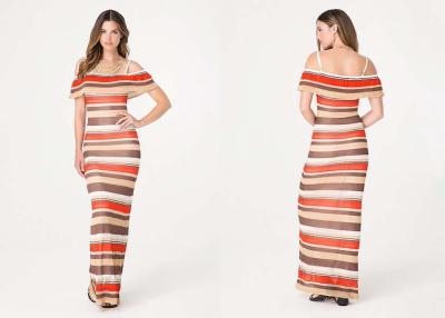 Cina L'abbigliamento casuale delle signore della banda di Pointelle vibrante fuori dalla spalla tricotta in vendita