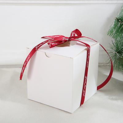 China Transparent Muffin Box Square Packaging Box Dessert Mousse Pastry Cake Box for sale
